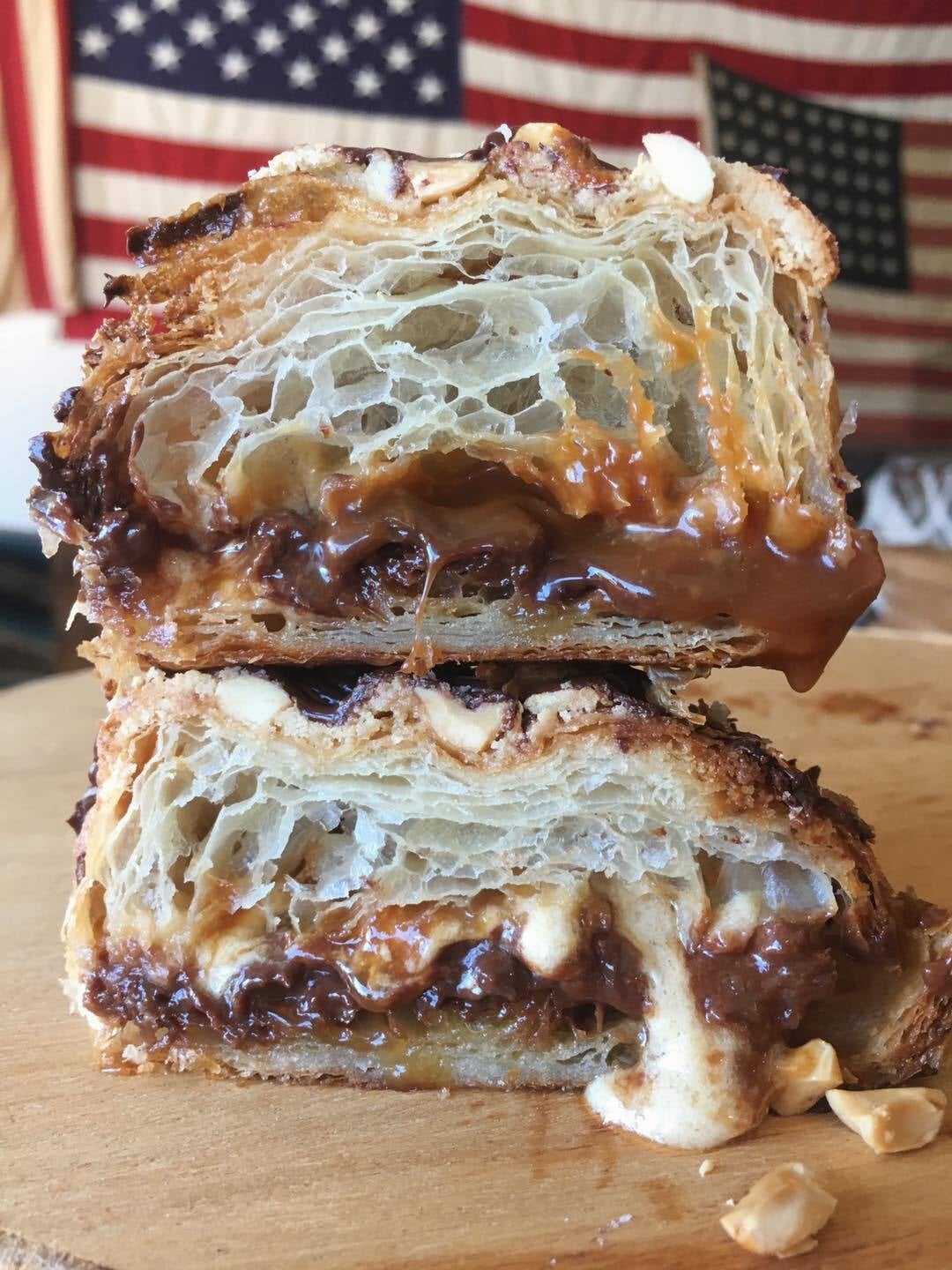 Snickers Croissant | Born and Bread Bakehouse